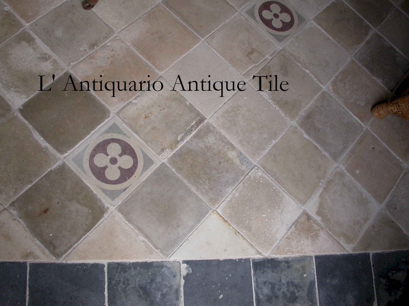 Antique tiles, Antique Floors, Encaustic tile, Reclaimed tile, Cement ...